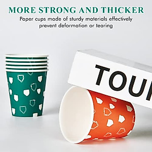 JOLLY PARTY 3 oz Bathroom Cups, 360 Pack Small Mini Paper Cups, Disposable Mouthwash Cups for Bathroom, Espresso, and Event