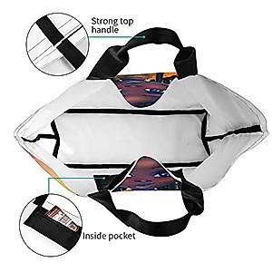 IHDABGDM african girl tote bag shopping bag shoulder bag black african girl magic shoulder bag shopping, work, groceries, gym