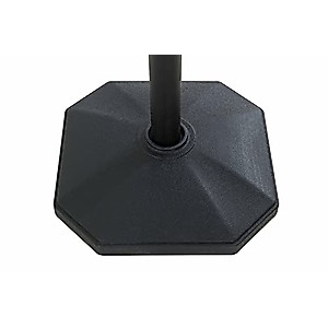 Sunjoy Vanessa Combination Umbrella Stand Side Table, Brown