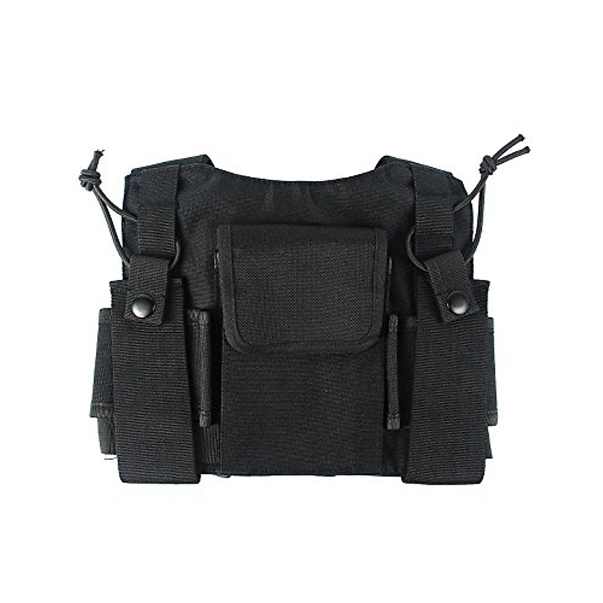 Lewong Universal Radio Chest Harness Bag Pocket Pack Holster  for Two Way Radio (Rescue Essentials)