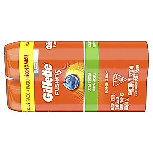 Gillette Fusion Ultra Sensitive Hydra Gel Men's Shave Gel Twin Pack, 14 Ounce (Pack of 2)