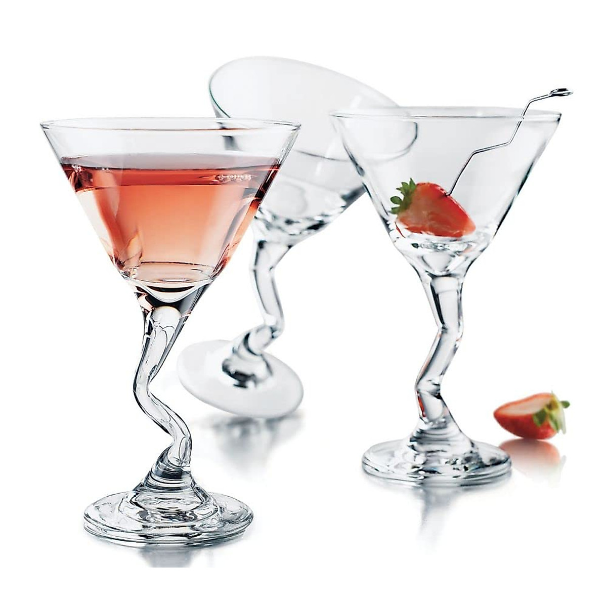 Libbey 9.25-Ounce Clear Stem Martini Glass, Set of 12
