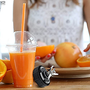 Ninja Blender Cups Replacement Blades - 6 Fin Ninja Replacement Blades Black and Decker Blender Parts Ninja Blender Cup for Bl Series - Ninja Blender Blade 16Oz Ninja Blades Replacement Cup Blender