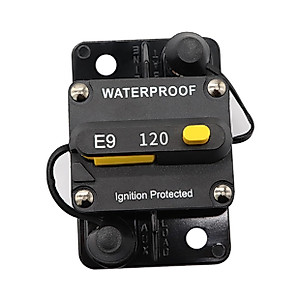 ibasenice car Waterproof Circuit Breaker 48V Circuit Breaker Car Circuit Breaker Fuse 150a