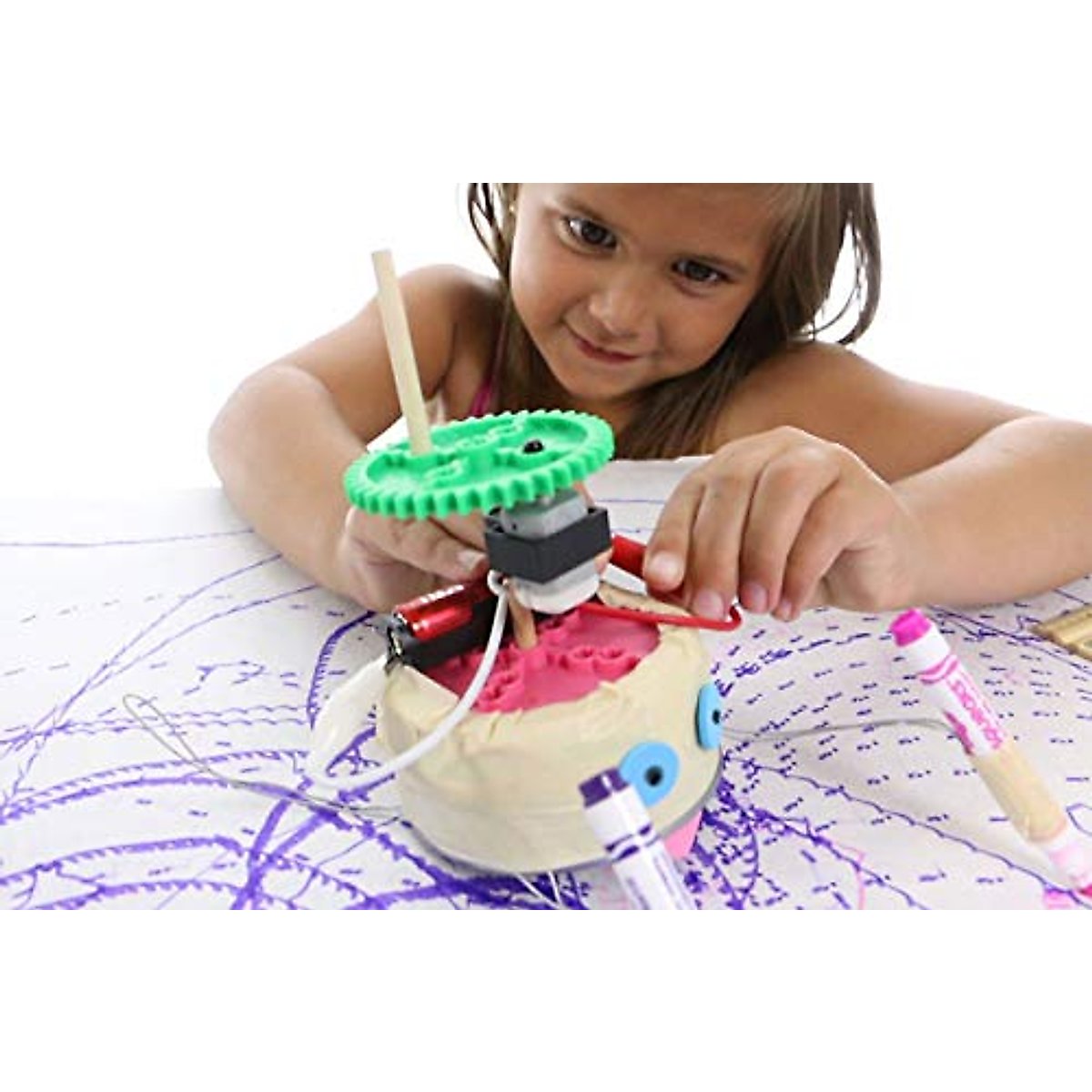 TeacherGeek Class Set: Regular Wiggle-Bot (10-Pack); Teacher Designed STEM, STEM, Engineering Robot Activity for Kids Grade 3, 4, 5, 6, Middle School, Classroom, Maker Space, Home, DIY, NGSS