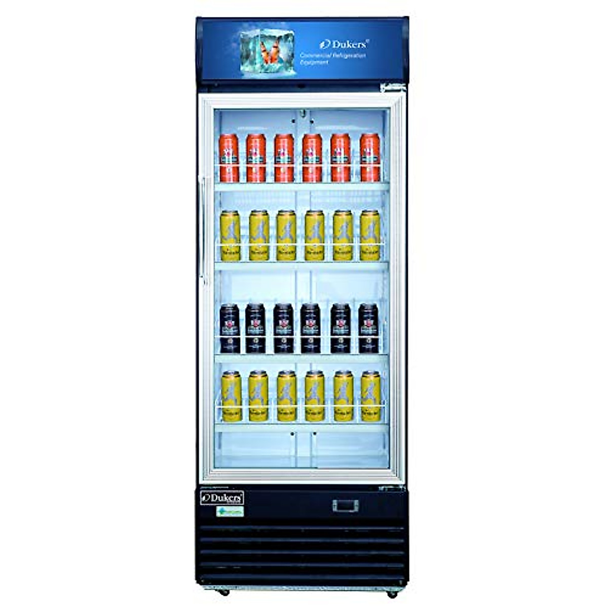 Dukers Appliance USA LG-430 Dukers DSM-12R 11.4 cu. ft.Merchandiser Merchandiser Refrigerator, Black