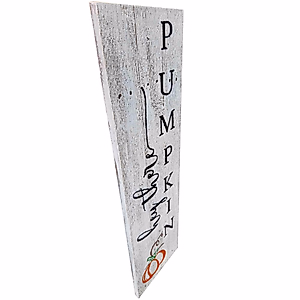 Rockin' Wood Hey There Pumpkin Sign for front porch or hanging decor, autumn Thanksgiving sign fall decor, made in the USA with real reclaimed wood, fall harvest decorations