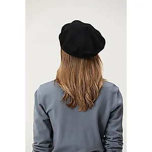 BEYLRZID French Beret-Classic Wool Beret Solid Color Womens Beret Cap Hat