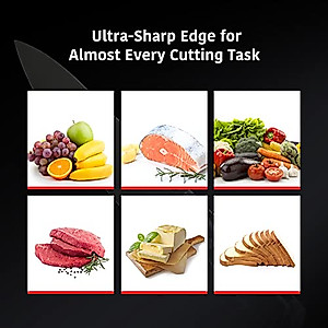 Lichamp Chef Knife, 8 inches Chefs Knife with Professional Forged Stainless Steel Blade and Riveted Handle