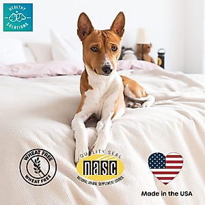 Tear Stain Remover for Dogs Plus Lutein - Supplement for White Dogs & All Other Dog Breeds - Eliminates Unsightly Eye Tear Stains for Dogs & Cats - 65 Soft Chews Enhanced with Cranberry Extract