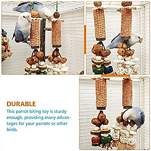 LUOZZY Suspending Parrot Toy Parakeet Toy Cage Cockatiel Toy Bird Supplies for Home