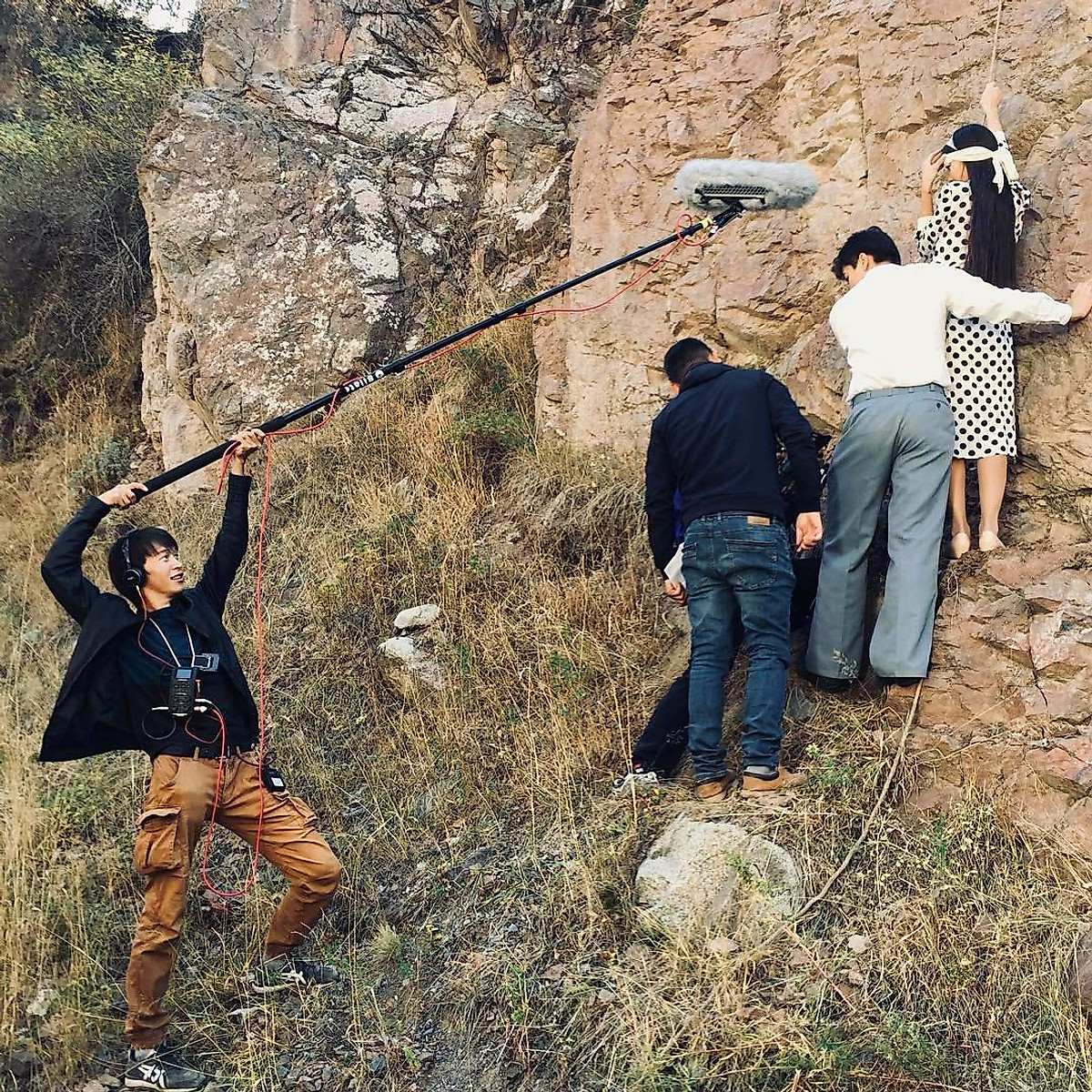 Micolive Microphone Windshield Blimp Windscreen Style Protect Cage and Shock Mount Suspension System Compatible with Rode NTG1 NTG2 NTG3 NTG4 AT875R Line MKE 600 Series Shotgun Microphones etc