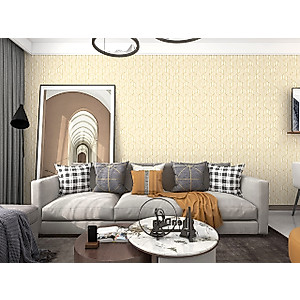 White and Gold Geometry Stripped Hexagon Peel and Stick Contact Paper self Adhesive Wallpaper Removable Vinyl Film Decorative Shelf Drawer Liner Sticker 118 inch x17.7 inch