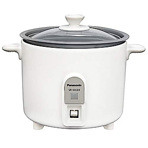 Panasonic Mini Cooker (1.5Go / 225g) SR-MC03-W (WHITE)【Japan Domestic Genuine Products】 【Ships from Japan】