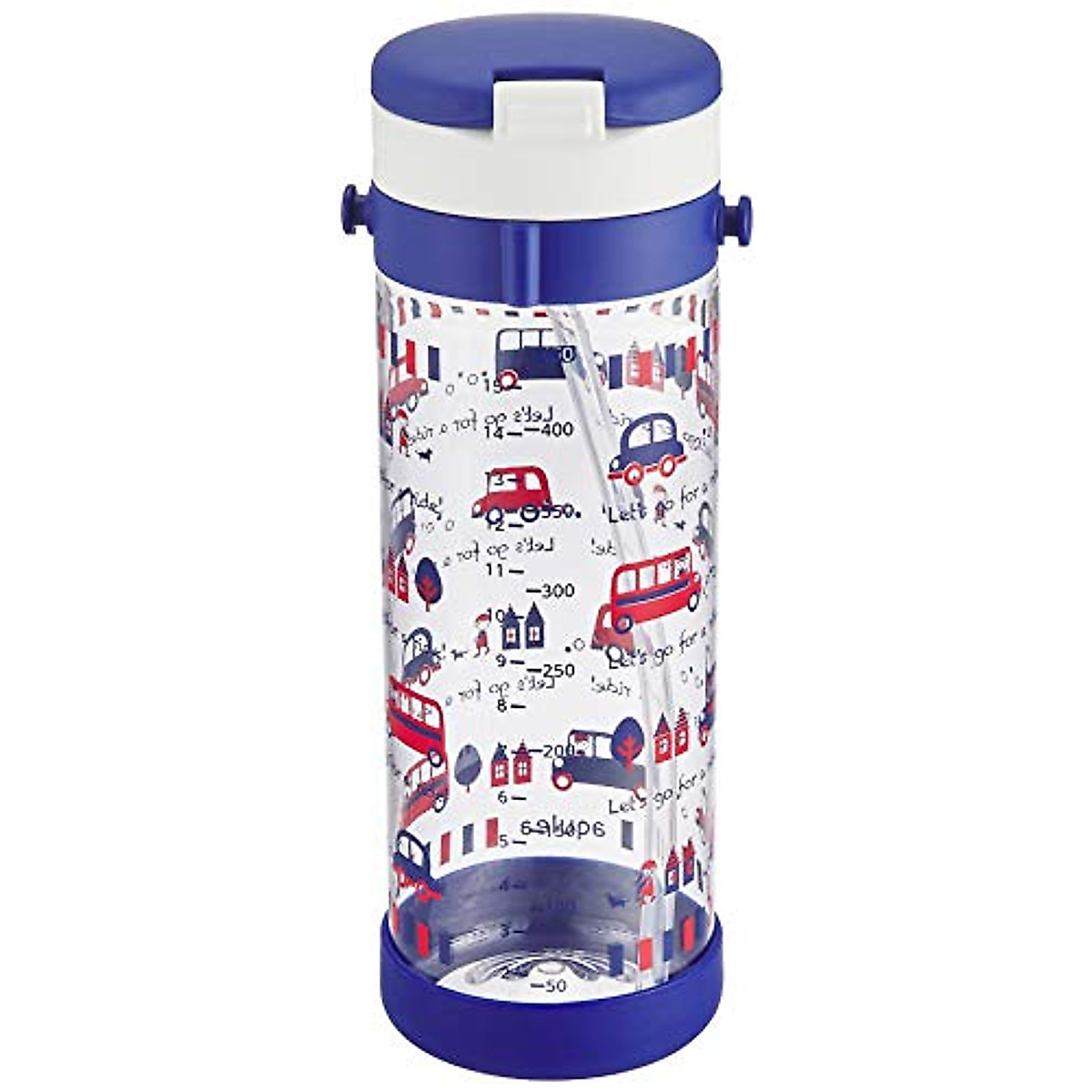 Richell Aqulea Outing Straw Mug 450ml Navy