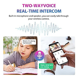 EVERSECU 1080P 2MP Wireless PTZ Security Camera Plugged Into The Power outlets & Play, Humanoid Auto Tracking, 2 Way Audio, Spotlight Color Night Vision, Tuya Smart Life App