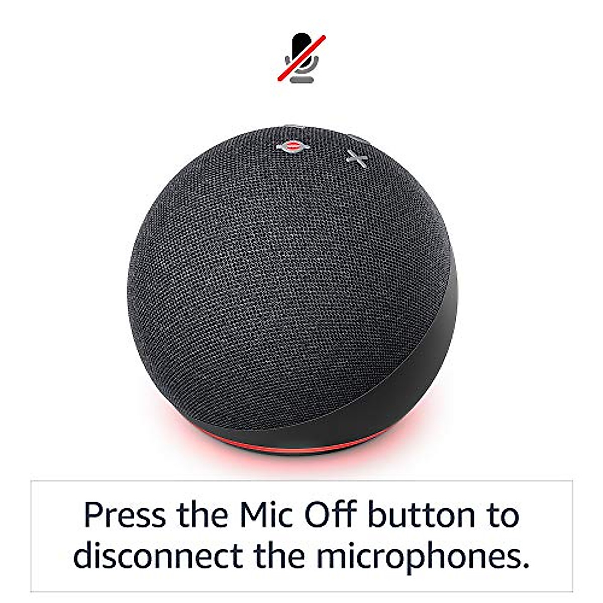 Echo Dot (4th generation) International Version | Smart speaker with Alexa | Charcoal