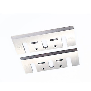 3-1/4 Inch Hand Planer Blades Replacement Resharpenable HSS for Makita 1900B KP0800 KP0810 DeWalt D26676 DW6655 DW678K Bosch 1594 PA1204 PA1205 Ryobi HL-82 L282 & More