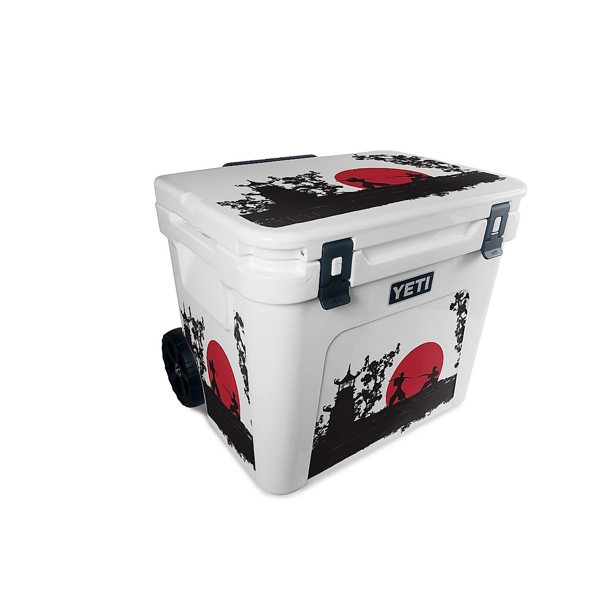 MightySkins Skin Compatible with Yeti Roadie 60 Wheeled Cooler - Nihon Samurai | Protective, Durable, and Unique Vinyl Decal wrap Cover | Easy to Apply, Remove, and Change Styles | Made in The USA