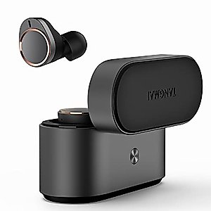 TANGMAI W5 Wireless Earbuds Qcalcomm Bluetooth 5.0 Headphones, 4 Mics with CVC 8.0 for Clear Call, 56H Playtime, aptX with Balanced Armature for Incredible Sound, USB-C, Best TWS for Home Offcie