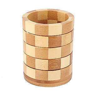 Jeffergarden Bamboo Utensil Holder Bamboo Chopsticks Storage Rack Kitchen Spoon Fork Knife Tool Holder Organizer