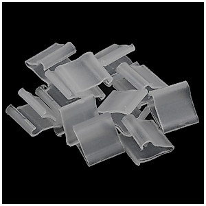 AYLIFU Transparent Balloon V-shaped Clip Plastic V-shaped Balloon Clip Wedding Creative Balloon Clip Wedding Party Halloween Sealed Balloon Clip 150 pieces