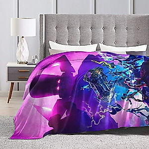 Kpfqi Anime Game Blanket Super Soft Flannel Throw Blanket All Season Cozy Warm Plush Blankets for Sofa Bed Living Room Game5-60 x50
