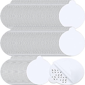 144 Sheets Mosquito Trap Indoor Flea Trap Refills Fly Glue Boards Refill Glue Boards Discs Indoor Insect Trap 4.33 Inch Fits Most Models Indoor Mosquito Killer Lamp