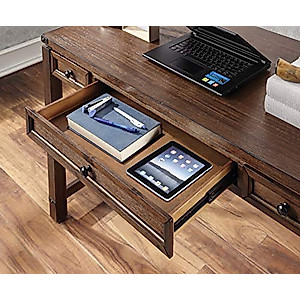 OSP Home Furnishings Baton Rouge Writing Desk, Walnut