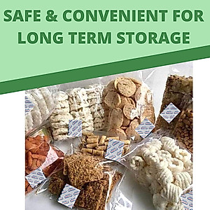 Food Grade Oxygen Absorbers for Food Storage - 80 Packets - 300cc each - O2 Absorbers Food Grade Long Term Food Storage and Survival Food Storage - Food Grade Oxygen Absorber - Use with Mylar bags etc