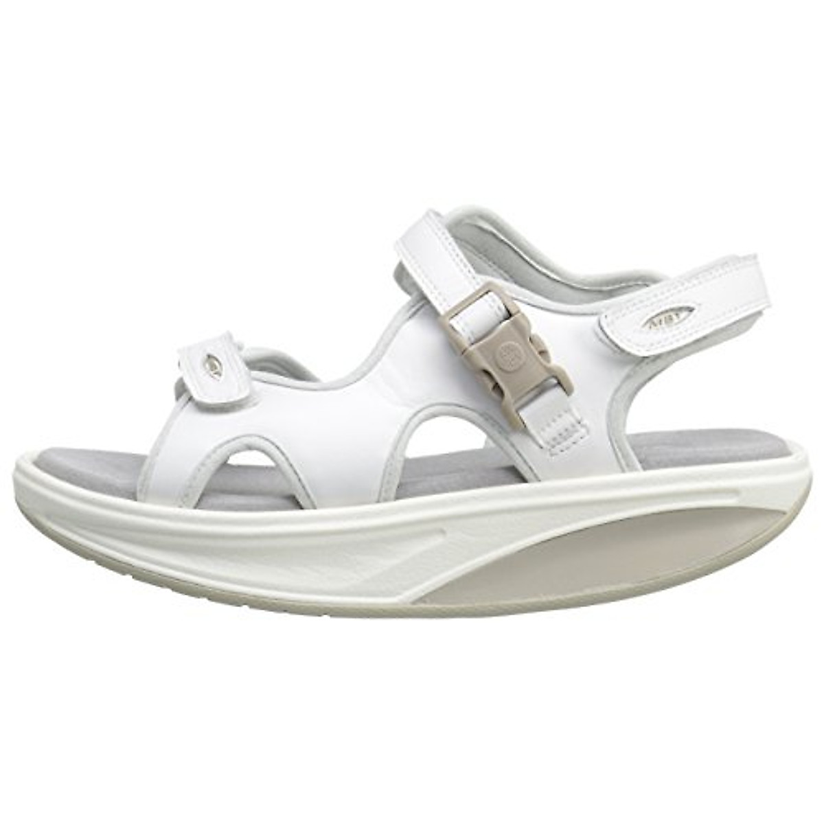 MBT Rocker Bottom Shoes Women’s – Everyday Casual Sandals Kisumu - White