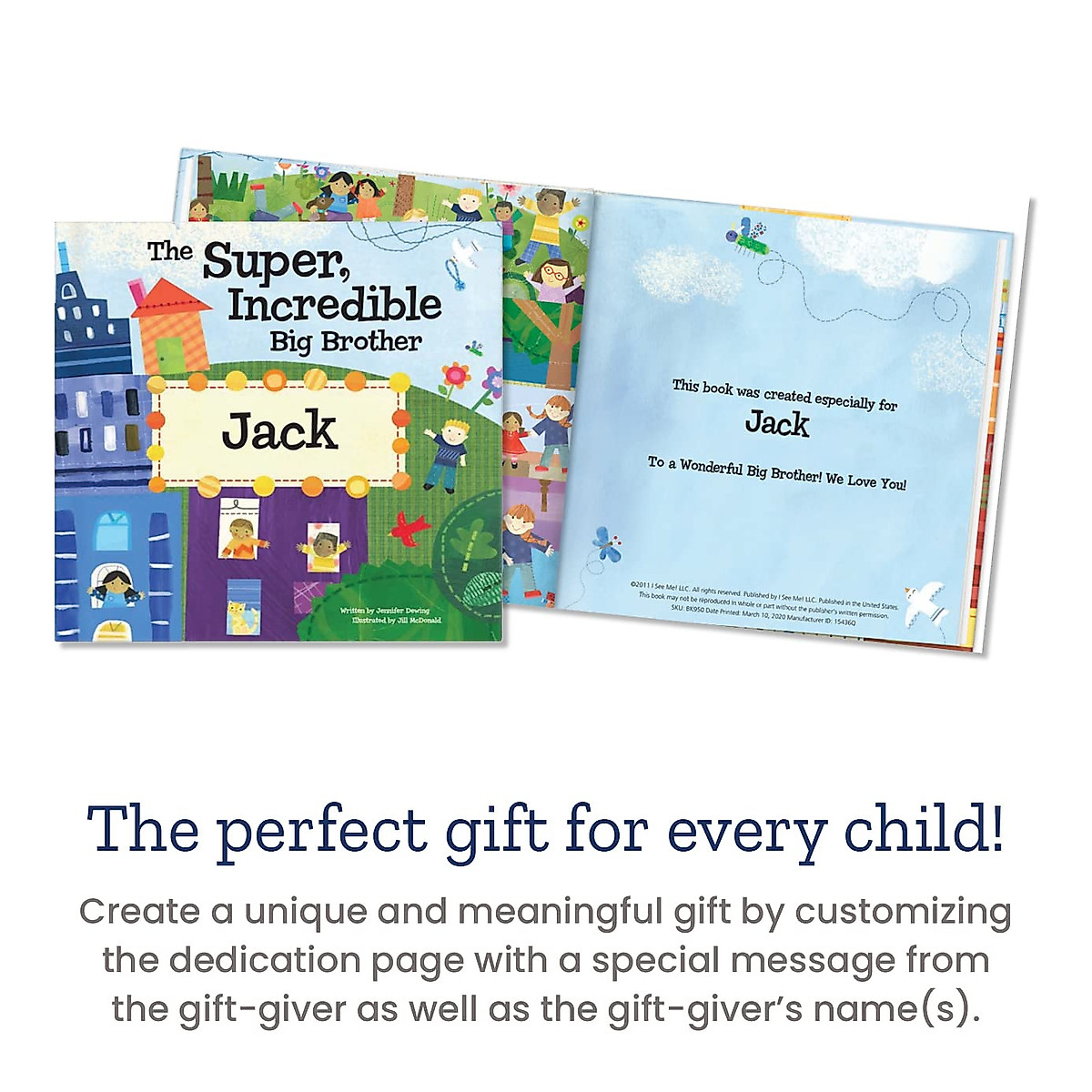 Super Incredible Big Brother - Personalized Children's Story - I See Me! (Hardcover)