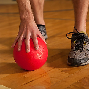 Champion Sports Rhino Skin Dodgeball (Single, White, 6")