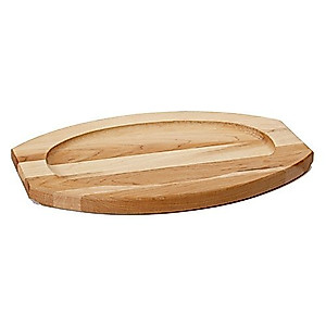 Royal Industries Sizzle Liner, Wood, .75" H x 9" W x 12.25" D, Beige, Commercial Grade