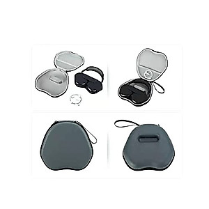 Travel Case for AirPods Max,Hard Carrying Bag Storage AirPods Max Headset PU&EVA&Polyester Portable Storage Box