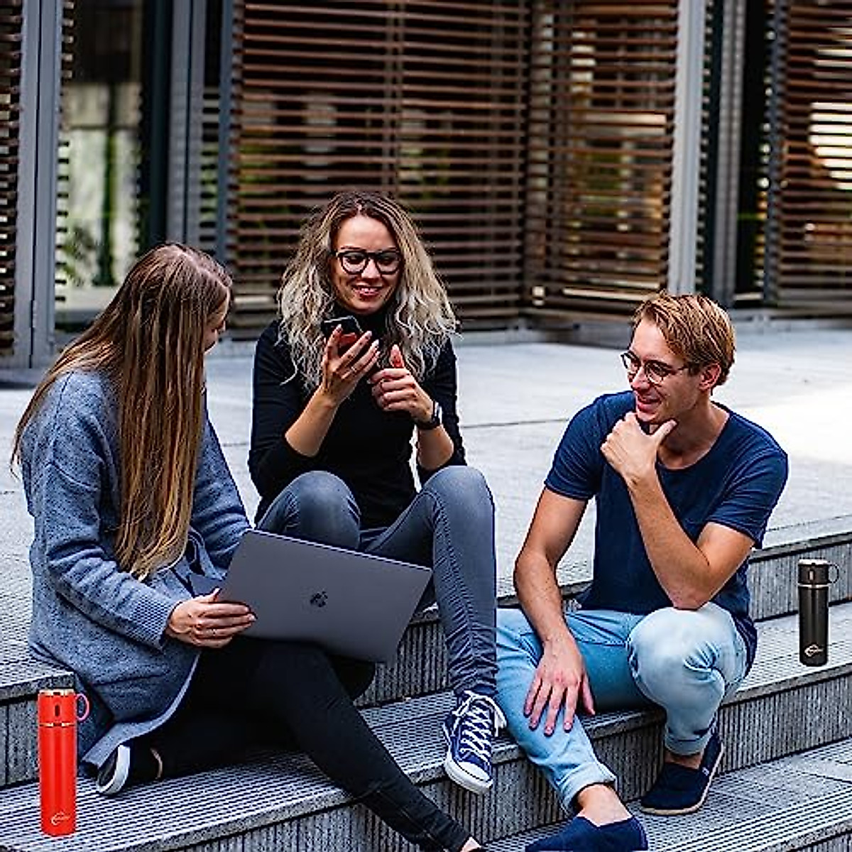 AGRATU Insulated Bottles for Hot and Cold Drinks 316 Stainless Steel Coffee Insulated Vacuum-Insulated Beverage Bottle Easy to Clean Suitable for Drinking Coffee Tea Milk