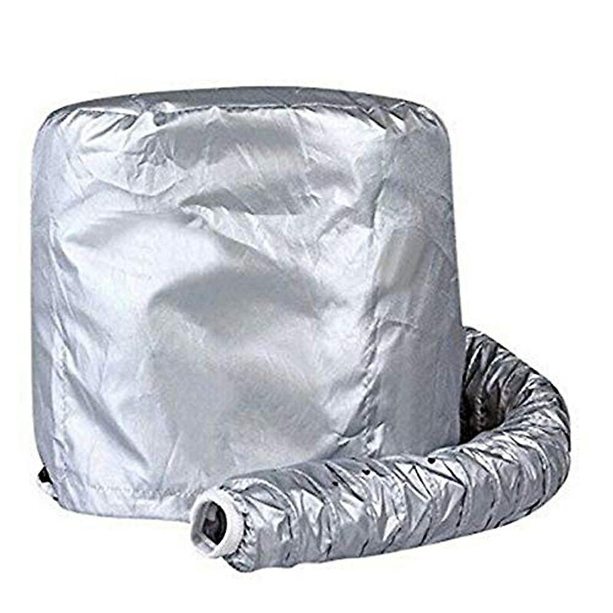 ZC Portable Soft Bonnet Hood Hair Blow Dryer Attachment - Adjustable Hooded Dryer, Portable Hair Salon Heat Cap for Drying,Styling,Curling and Deep Conditioning,Relax, Speeds Up Drying Time at Home