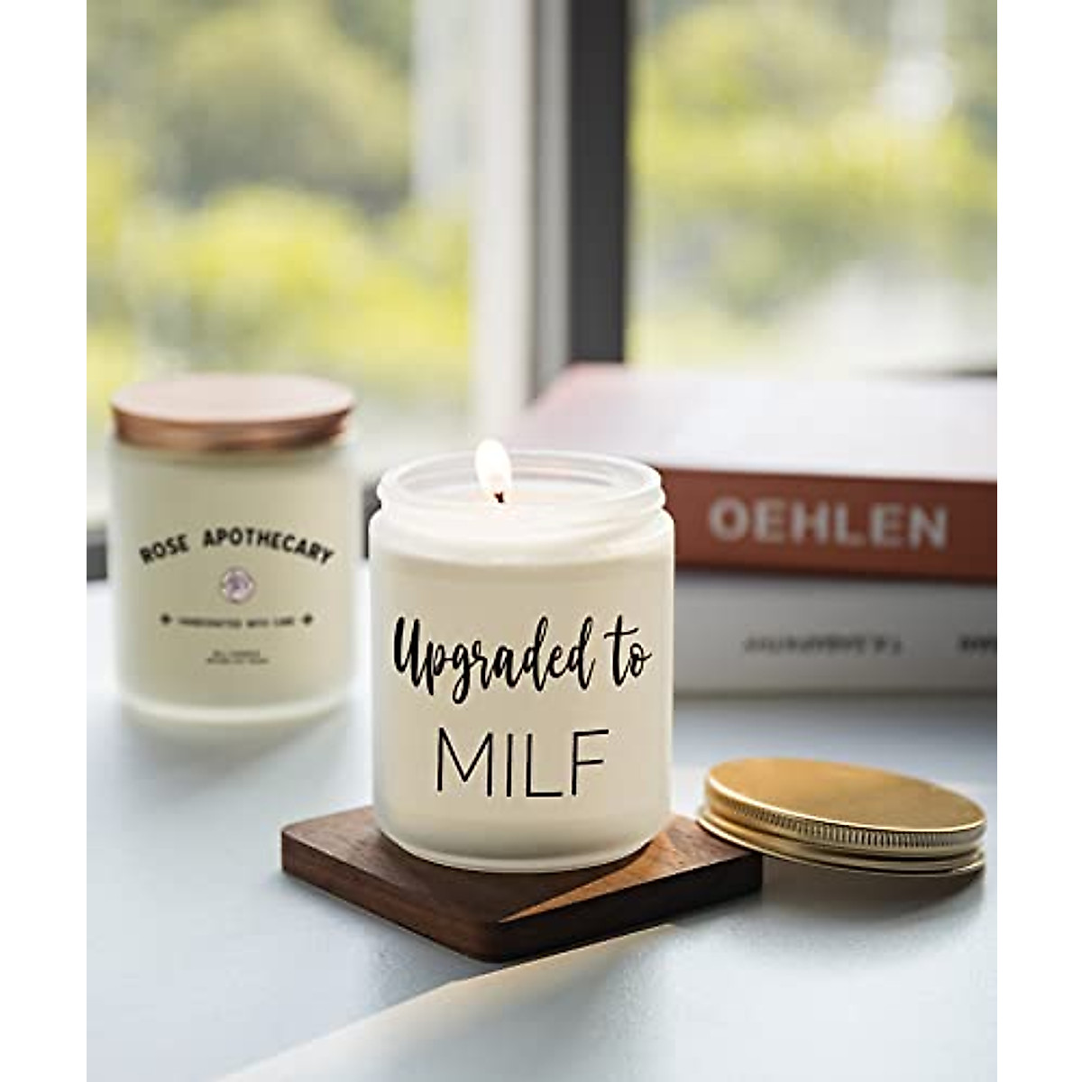 New Mom Gifts for Women- Funny Pregnancy Gifts for First Time Moms to Be Gift , Baby Shower Gifts, Gifts for New Mom, Mothers Day Gift, Lavender Scented Candles (7oz)