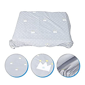 Toddmomy Crib Mattress Topper 5pcssheet Fitted Girls Cover Bed Printed Car Portable Baby Fabric Topper Decorative for Boys Stretchy Mattress Toddler
