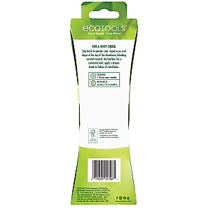 EcoTools Precision Blush Makeup Brush, Cheek Blush Brush, For Loose or Pressed Powder, Also Works With Bronzer, Eco-Friendly Face Makeup Brush, Vegan & Cruelty-Free, Synthetic Bristles, 1 Count