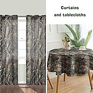 FLYEGO Camo Netting Camouflage Netting Camo Mesh Fabric See Through Camo Mesh Camo Blind Material for Duck Hunting, Tree Stand Blind, Sunshade, Decoration, Shooting (3.3ftx5ft, Bionic Leaves)