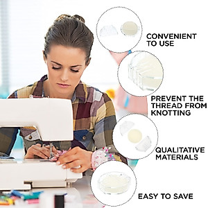 Thread Wax Thread Conditioner Beeswax for Sewing Thread Beeswax Thread Conditioner for Quilting Sewing Strengthening Line Embroidery Wax for Thread (2 Pieces)