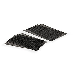 Farberware 5275939 Barbeque Nonstick Slotted Grill Liners, Black
