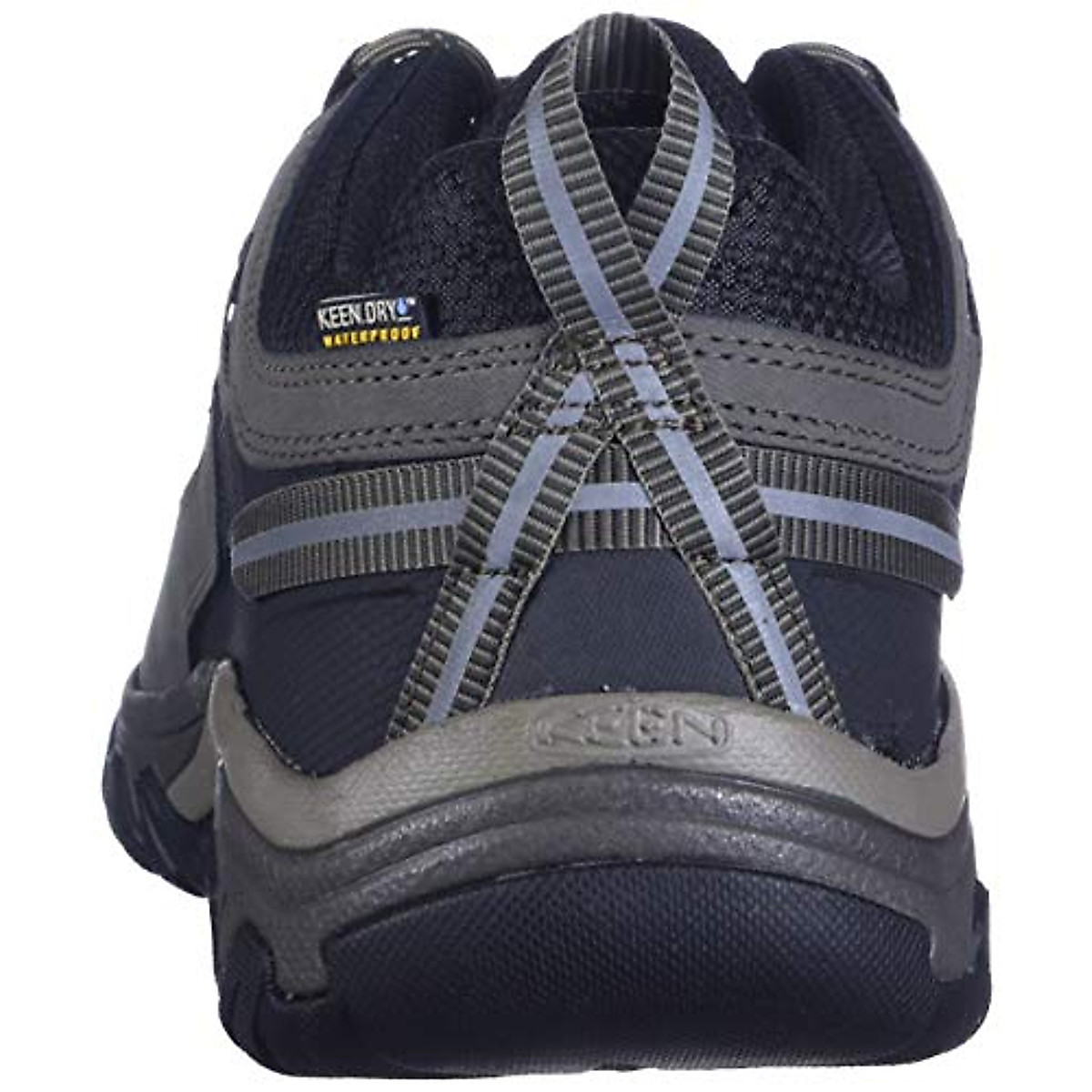 KEEN Men's Targhee 3 Low Height Waterproof Hiking Shoes, Bungee Cord/Black, 11