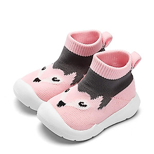 Engtoy Baby Shoes Baby Sock Shoes Baby Walking Shoes Infant Non-Slip Breathable Slippers with Soft Rubber Sole Baby Boys Girls Slip On Sneakers