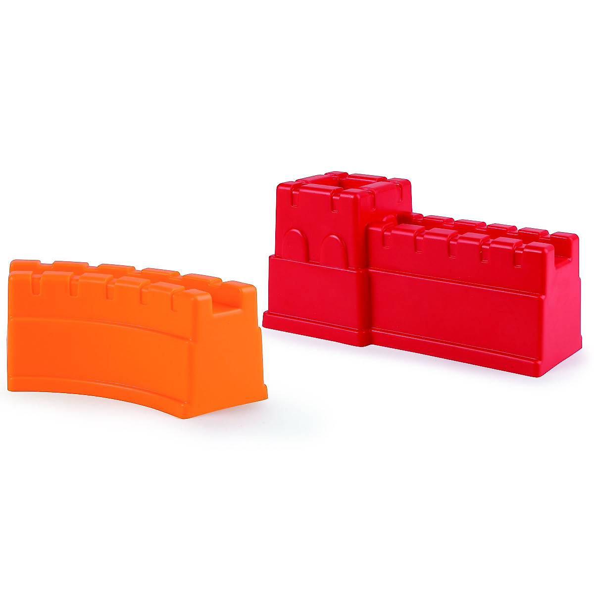 Hape Beach Toy Great Castle Walls Sand Shaper Molds Toys, Multicolor, Red