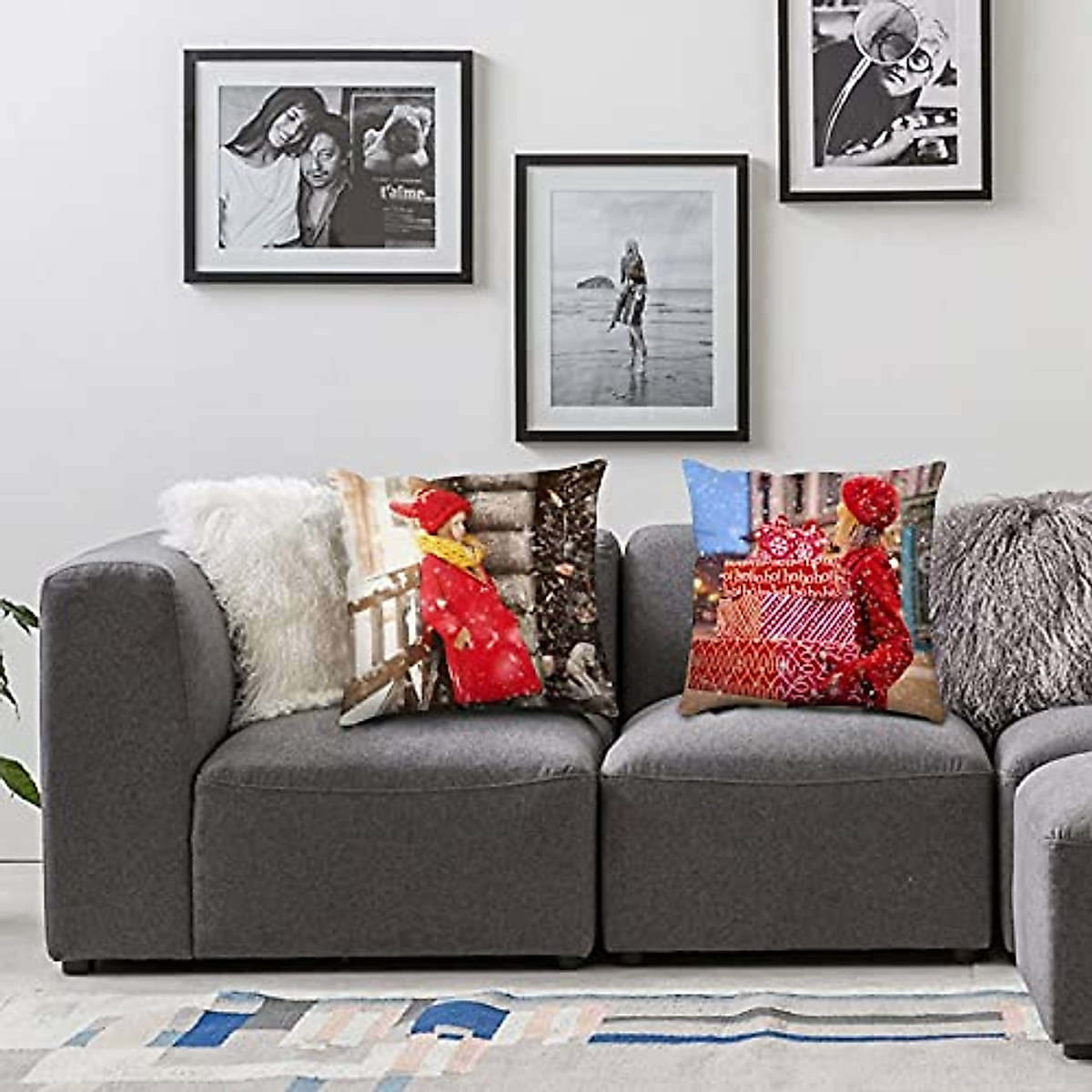 BBKD Custom Throw Pillow Covers 18x18 Set of 4,Design Your Own Photos or Text Customize Throw Pillowcase,Personalized Pet Photo Pillow,Love Picture Throw Pillow,Wedding Keepsake Throw Pillow