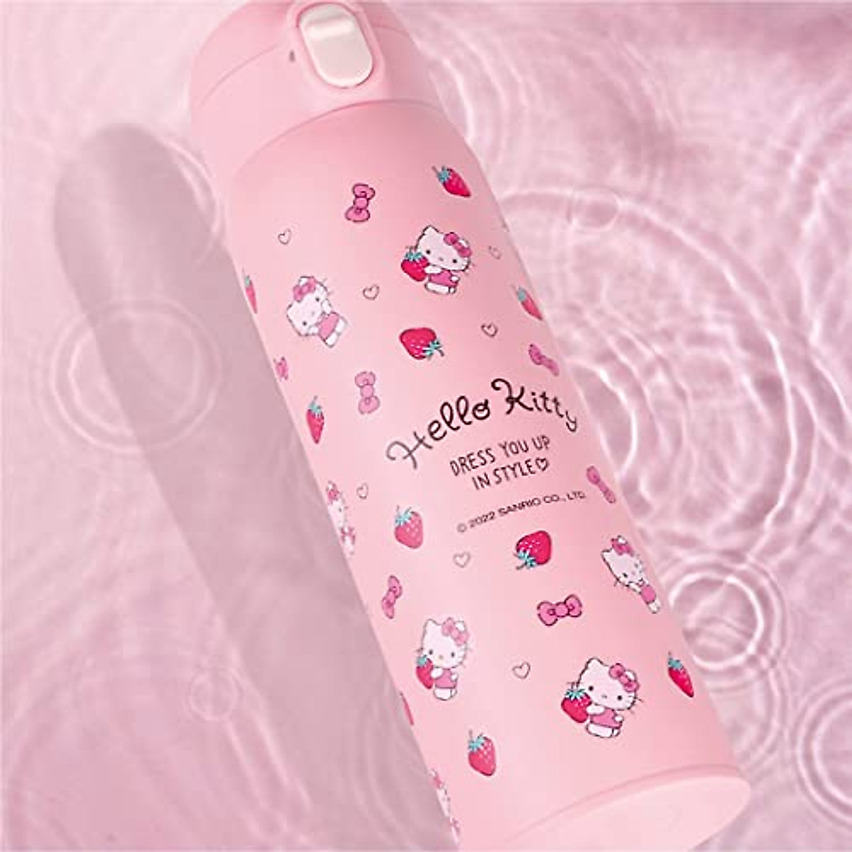 Everyday Delights Hello Kitty Stainless Steel Insulated Water Bottle Pink 480ml