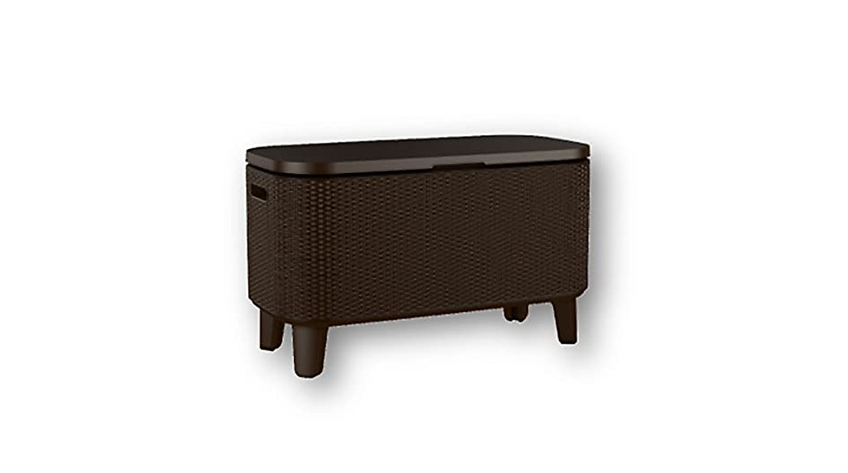 Keter Bevy Bar 2-in-1 Beverage & Snack Station Indoor Outdoor