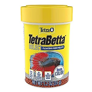 Tetra TetraBetta Select Floating Mini Pellets, 1.2 oz.